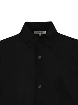 SULVAM Asymmetrical Drawstring Shirt