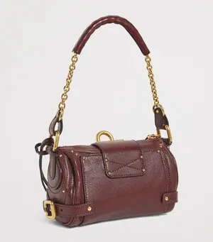 Chloé Mini Leather Paddington Shoulder Bag - Brown