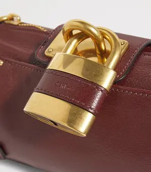 Chloé Mini Leather Paddington Shoulder Bag - Brown