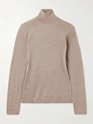 Max Mara Meana Cashmere Turtleneck Sweater - Neutrals