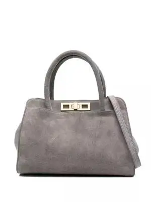 Fabiana Filippi Suede Top-handle Tote Bag - Grey