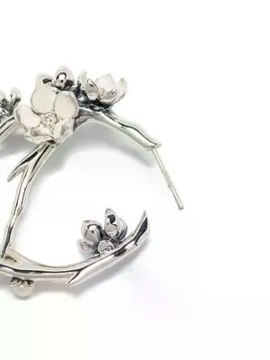 SHAUN LEANE Sterling Multi-stone Flower Earrings