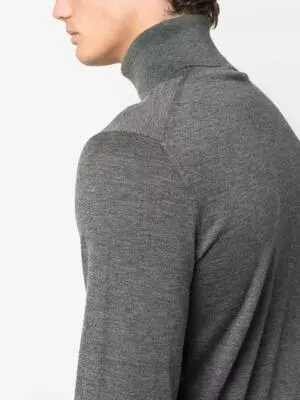 Dolce & Gabbana Cashmere High Neck Jumper - Grey