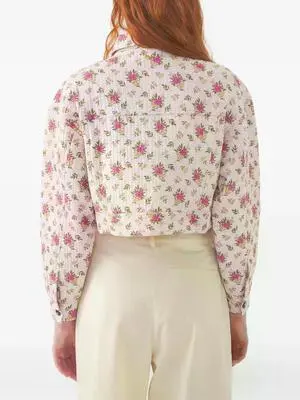 Antik Batik Floral Quilted Jacket