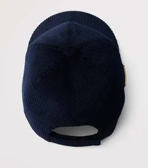 Prada Corduroy Baseball Cap - Blue