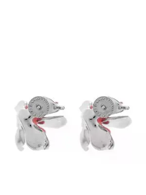 Marni Flower Motif Crystal-embellished Earrings