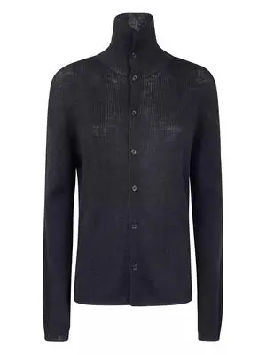 Y’s Ribbed High-neck Cardigan