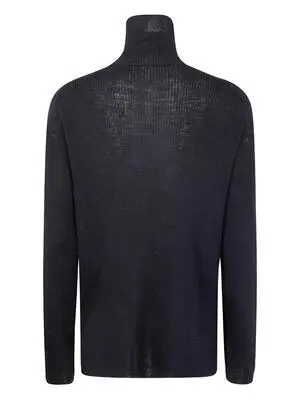 Y’s Ribbed High-neck Cardigan