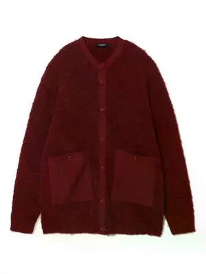 Undercover Round-neck Patch-pocket Cardigan