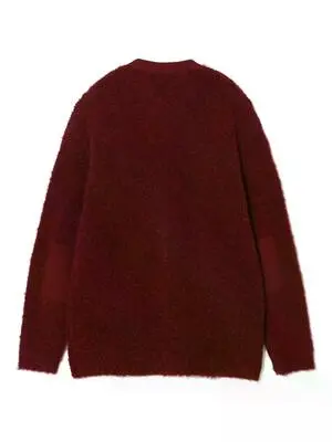 Undercover Round-neck Patch-pocket Cardigan