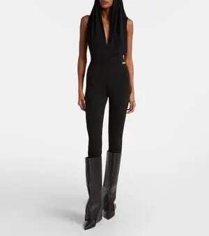 Balmain Jersey Stirrup Leggings
