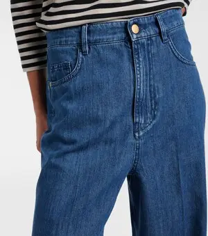 Max Mara High-rise Wide-leg Jeans