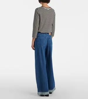 Max Mara High-rise Wide-leg Jeans