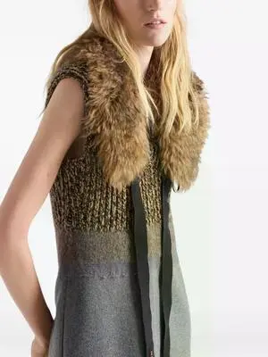 Prada Wool V-neck Dress