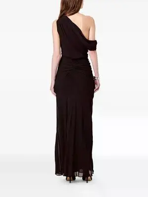 NICHOLAS Elza One-shoulder Maxi Dress - Brown