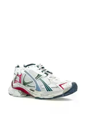 Balenciaga Mesh Lace-up Sneakers - White
