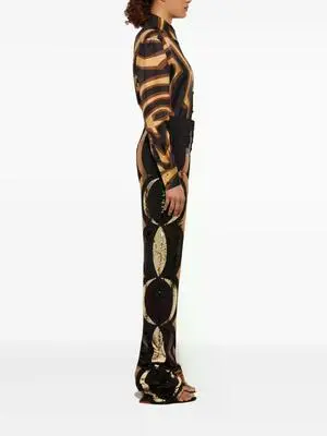 Emilio Pucci Labirinto Print Silk Shirt