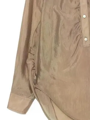 SYSTEM Asymmetrical Collar Shirt