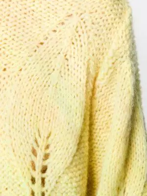 M.I.H JEANS Leaf Pattern Knit Sweater