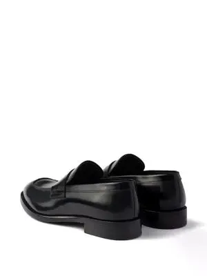 Prada Brushed Leather Loafers