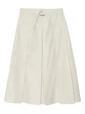 3.1 Phillip Lim Pleated Belted Skirt - Neutrals