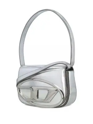 DIESEL® 1dr Logo-plaque Tote Bag - Silver