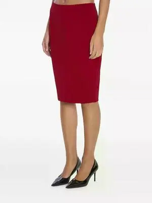 Saint Laurent Silk Blend Pencil Skirt