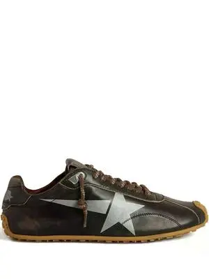 GOLDEN GOOSE Marathon Speed Logo-embossed Leather Sneakers