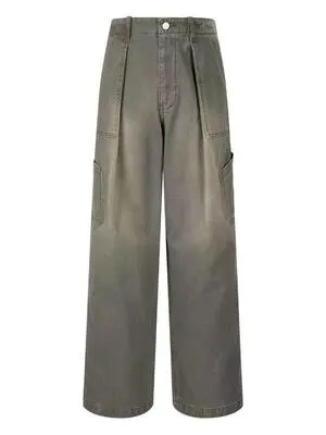 STUDIO TOMBOY Cargo Pocket Wide-leg Trousers