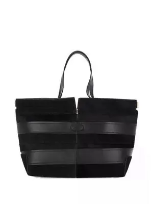 TOD'S Di Bag Folio Tote - Black