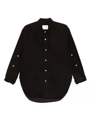 Citizens Of Humanity Button-fastening Long-sleeve Shirt With Curved Hem