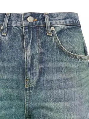 THE FRANKIE SHOP Flared Leg Cotton Jeans