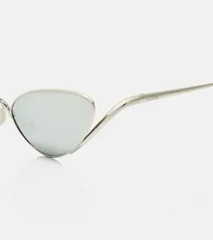 Loewe Signature Cat-eye Sunglasses - Silver