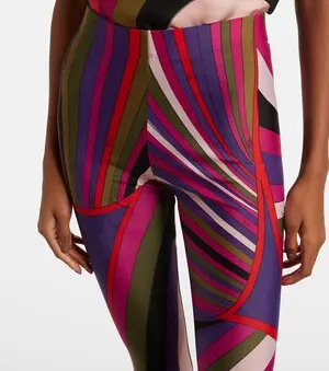 Emilio Pucci Iride Jersey Leggings