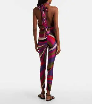 Emilio Pucci Iride Jersey Leggings