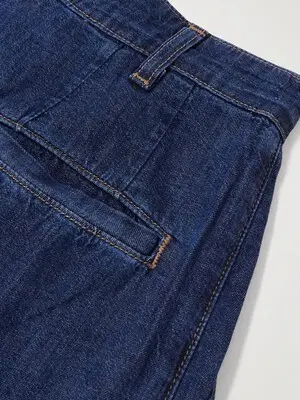 TWP Stefens Pleated Denim Culottes