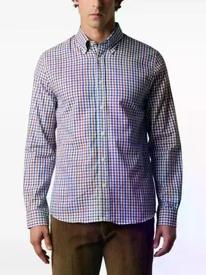 Brooks Brothers Checked Button-down Shirt - Blue