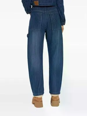 Munthe Pinstriped Utility Trousers
