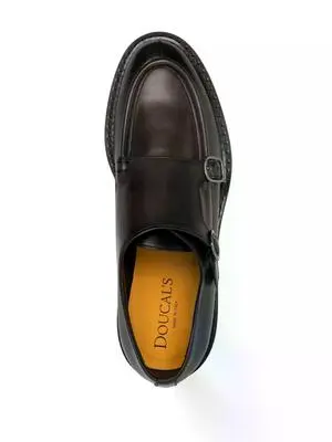 DOUCAL'S Leather Monk Shoes