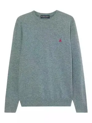 Brooks Brothers Lambswool Crew-neck Sweater - Grey