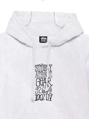 StÜssy Cotton Blend Hoodie - Grey