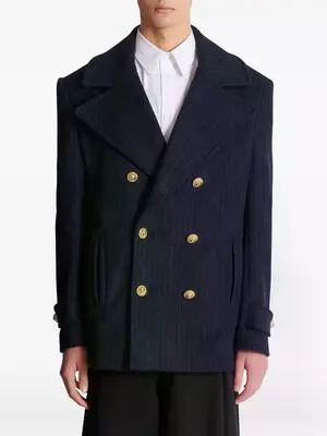Balmain Pinstripe Double-breasted Jacket