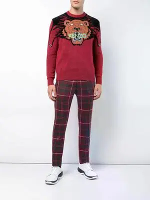 Kenzo Tiger Intarsia Crew Neck Sweater