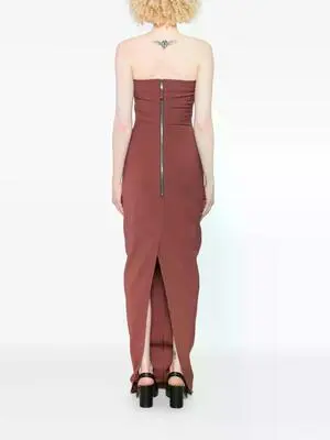 Rick Owens Strapless Bustier Gown