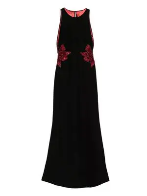 AAVVA Sequin Embellished Sleeveless Gown