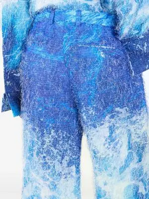 Roberto Cavalli Printed Jacquard Trousers