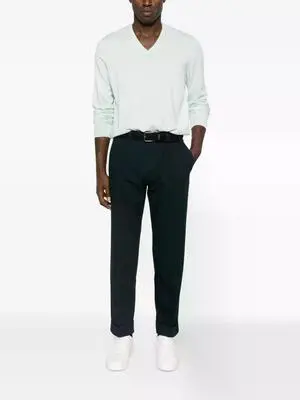 GRAN SASSO V-neck Long-sleeved Sweater