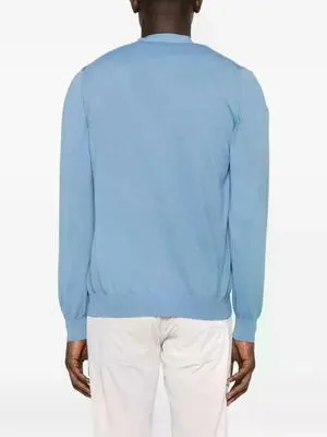 GRAN SASSO V-neck Cardigan - Blue