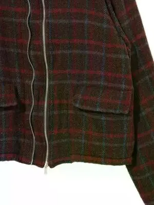 Undercover Checked Zip-up Jacket