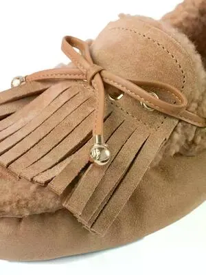 JIMMY CHOO Manon Shearling Trim Loafers